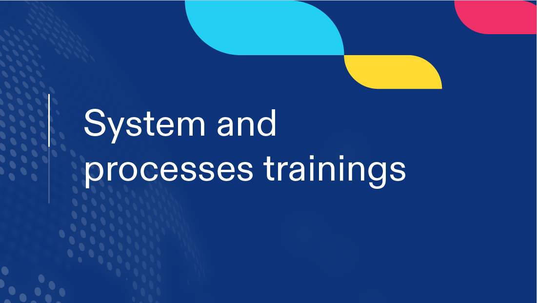 System & processes trainings : Aleph Holding - Exceed LMS Internal Training