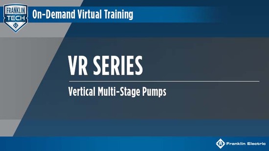 VR Series: Vertical Multi-Stage Pumps : FranklinTECH