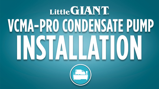 VCMA-PRO Condensate Pump Installation : FranklinTECH