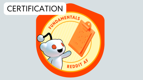 Reddit Ads Fundamentals Certification : Reddit