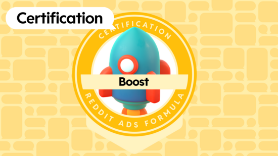 Reddit Ads Boost Certification : Reddit