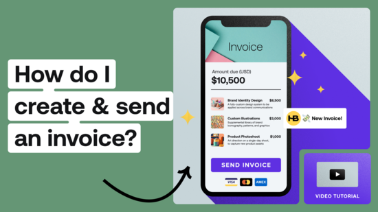 Creating and sending an invoice : HoneyBook Education