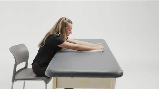 Seated Forward Multidirectional Table Slides : OrthoPedia Patient