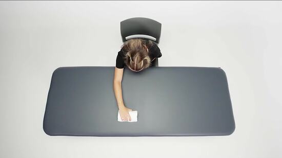 Seated Forward Table Slides Beginner : OrthoPedia Patient