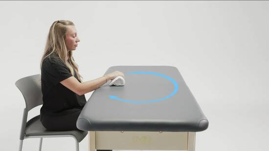 Seated Shoulder Table Slide Circles : OrthoPedia Patient