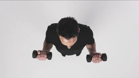 Standing Weighted Arm Curls : OrthoPedia Patient