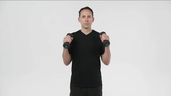 Standing Weighted Arm Curls, Neutral Grip : OrthoPedia Patient