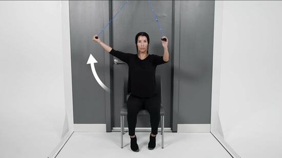 Assisted Shoulder Raise Out to the Side With Pulleys : OrthoPedia Patient