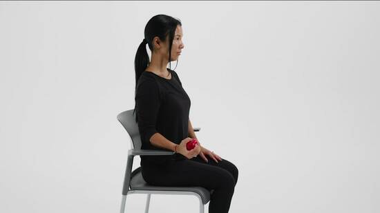 Seated Hand Gripping : OrthoPedia Patient