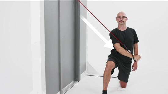 Half-Kneeling High to Low Diagonal Palm Back With Resistance ...