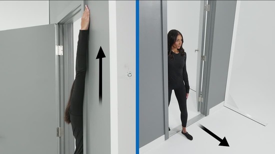 Doorway Shoulder Reach Stretch : OrthoPedia Patient