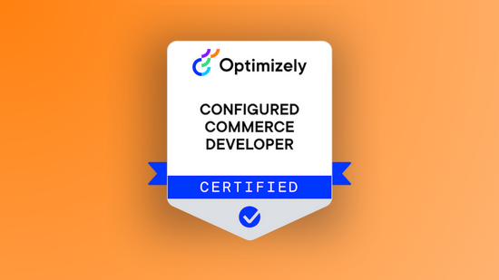 Configured Commerce Developer Certification : Optimizely Academy