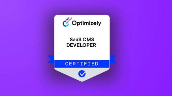Saas Cms Developer Certification Optimizely Academy