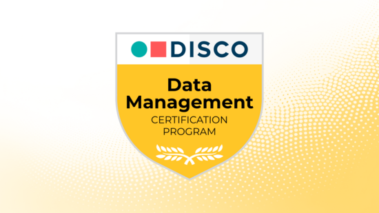 Data Management Certification Program (2025) : DISCO
