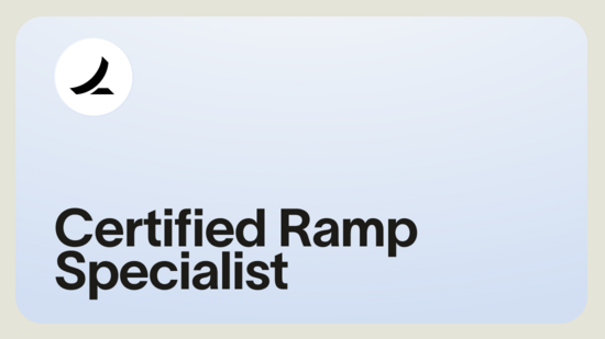 Ramp Specialist certification exam : Ramp Academy