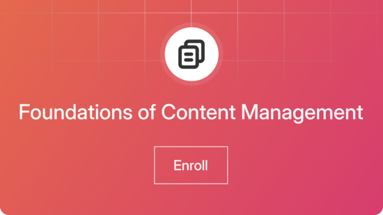 Foundations of Content Management : Responsive Academy