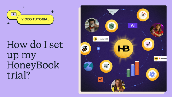 How do I set up my HoneyBook trial? : HoneyBook Education